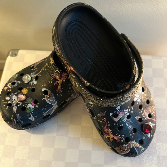 CROCS | Shoes | Crocs Black Slippers Slipon Style | Poshmark